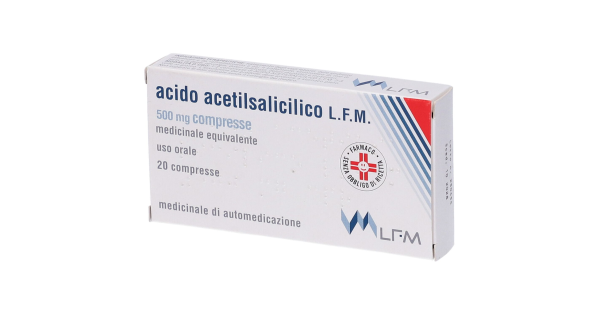 ACIDO Acetils.500mg 20 Cpr LFM